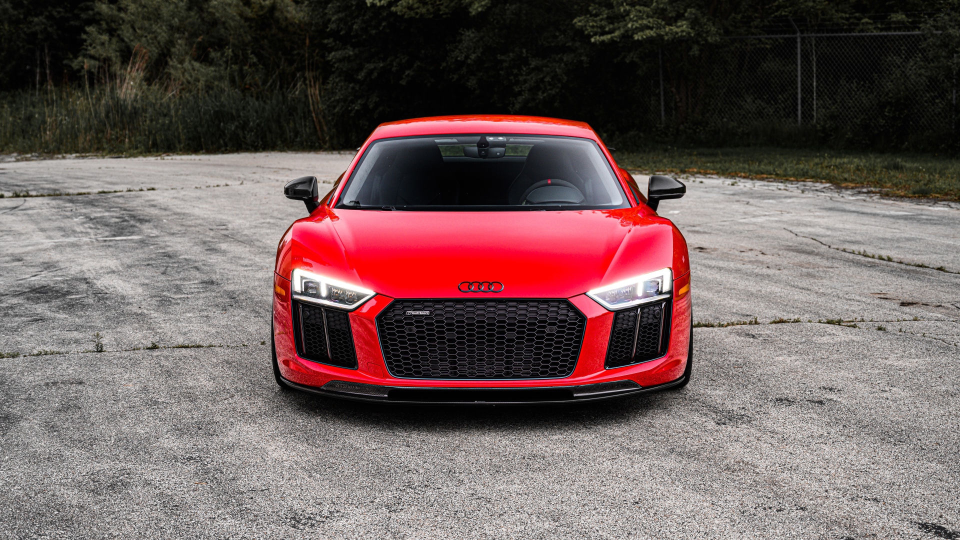 Red Audi R8 Wallpaper