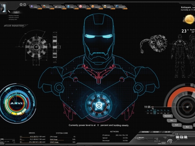 Iron man on screen wallpapers and images - wallpapers, pictures, photos
