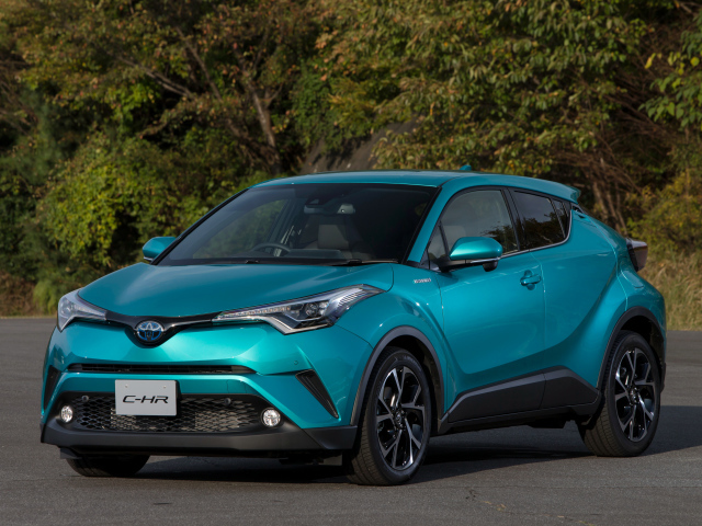 Car Toyota C-HR Hybrid, color turquoise metallic wallpapers and images ...