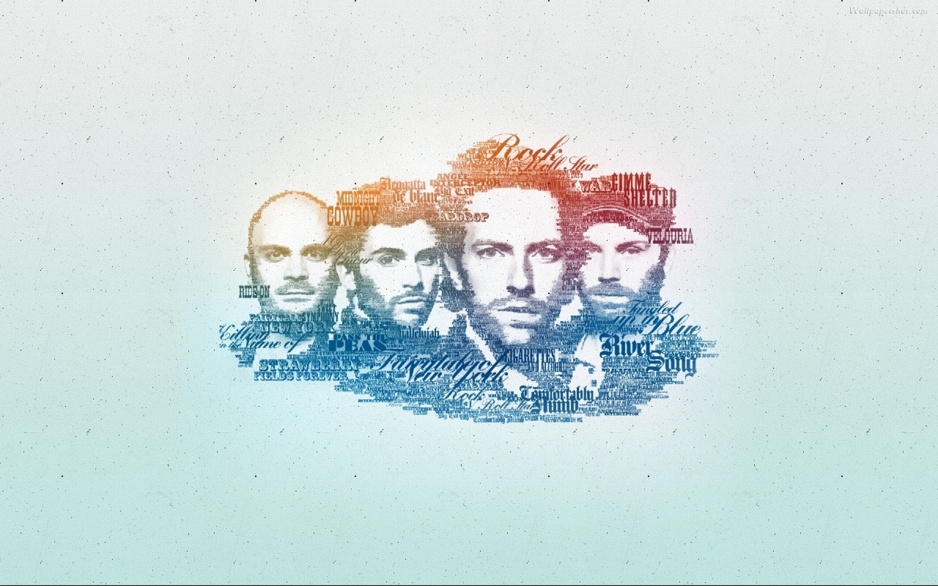 Coldplay рисунок в HD - обои для рабочего стола, картинки, фото