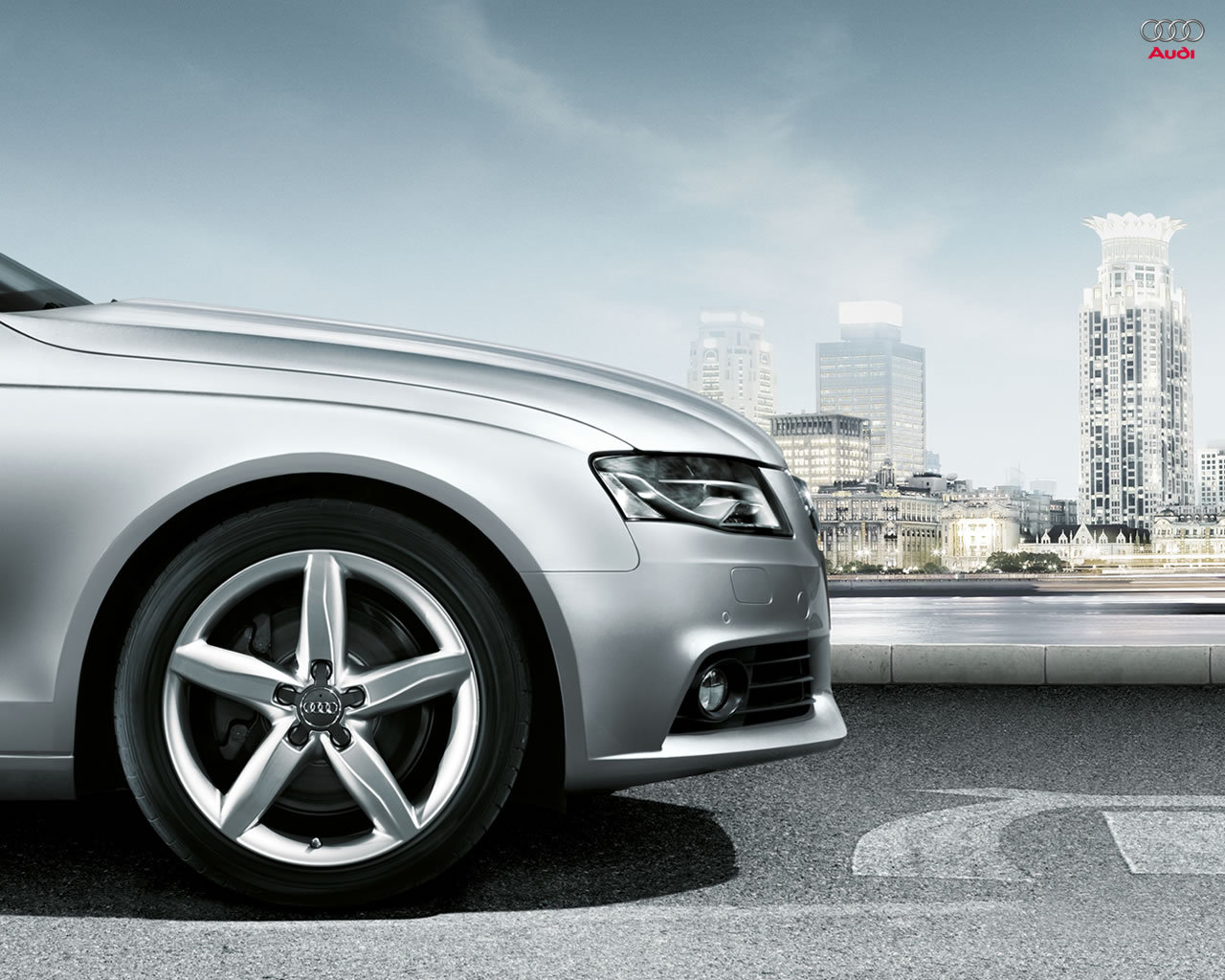 Audi A4 - фото обои на рабочий стол и картинки с автомобилем Audi A4