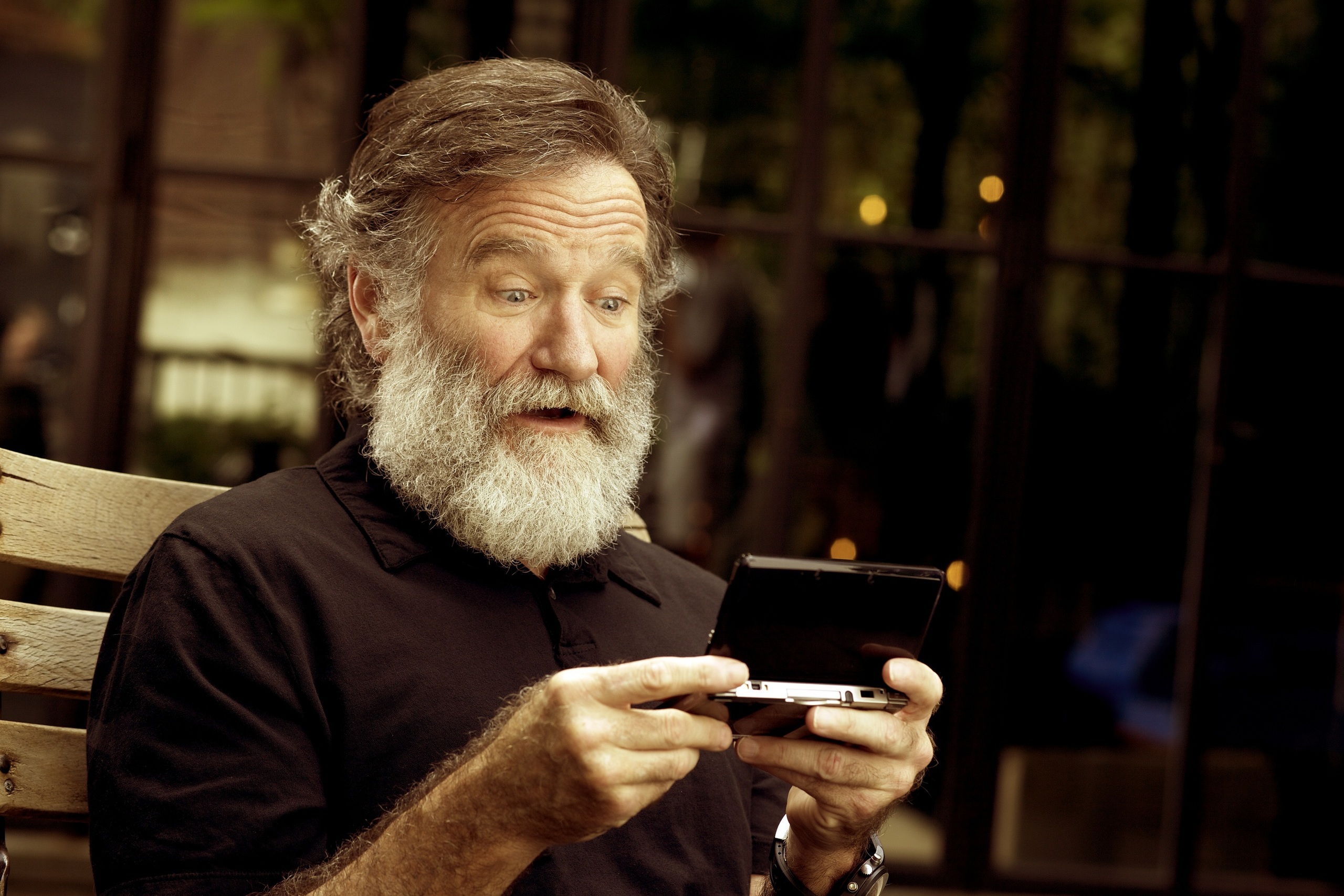 robin williams beard