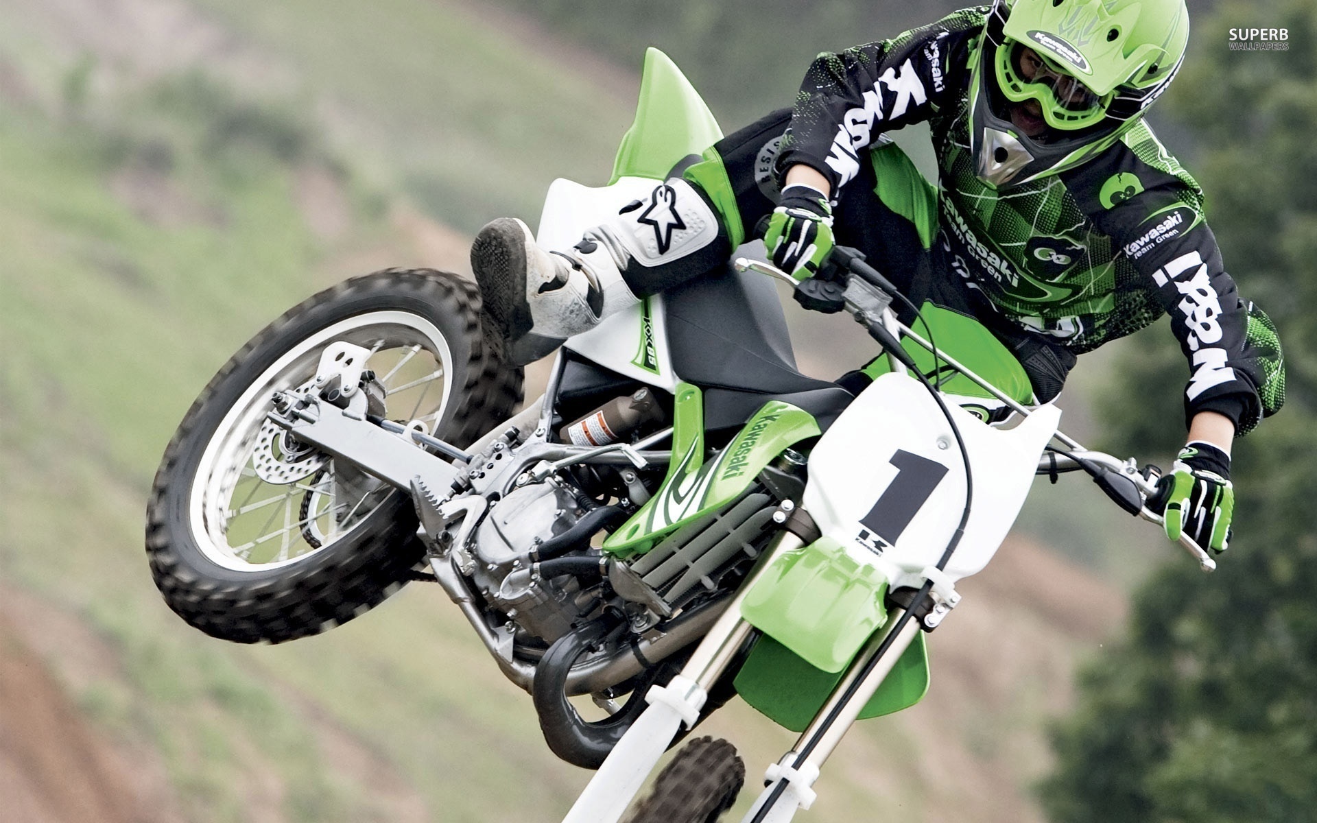 Мотоцикл модели Kawasaki KX 85-II - обои для рабочего стола, картинки, фото