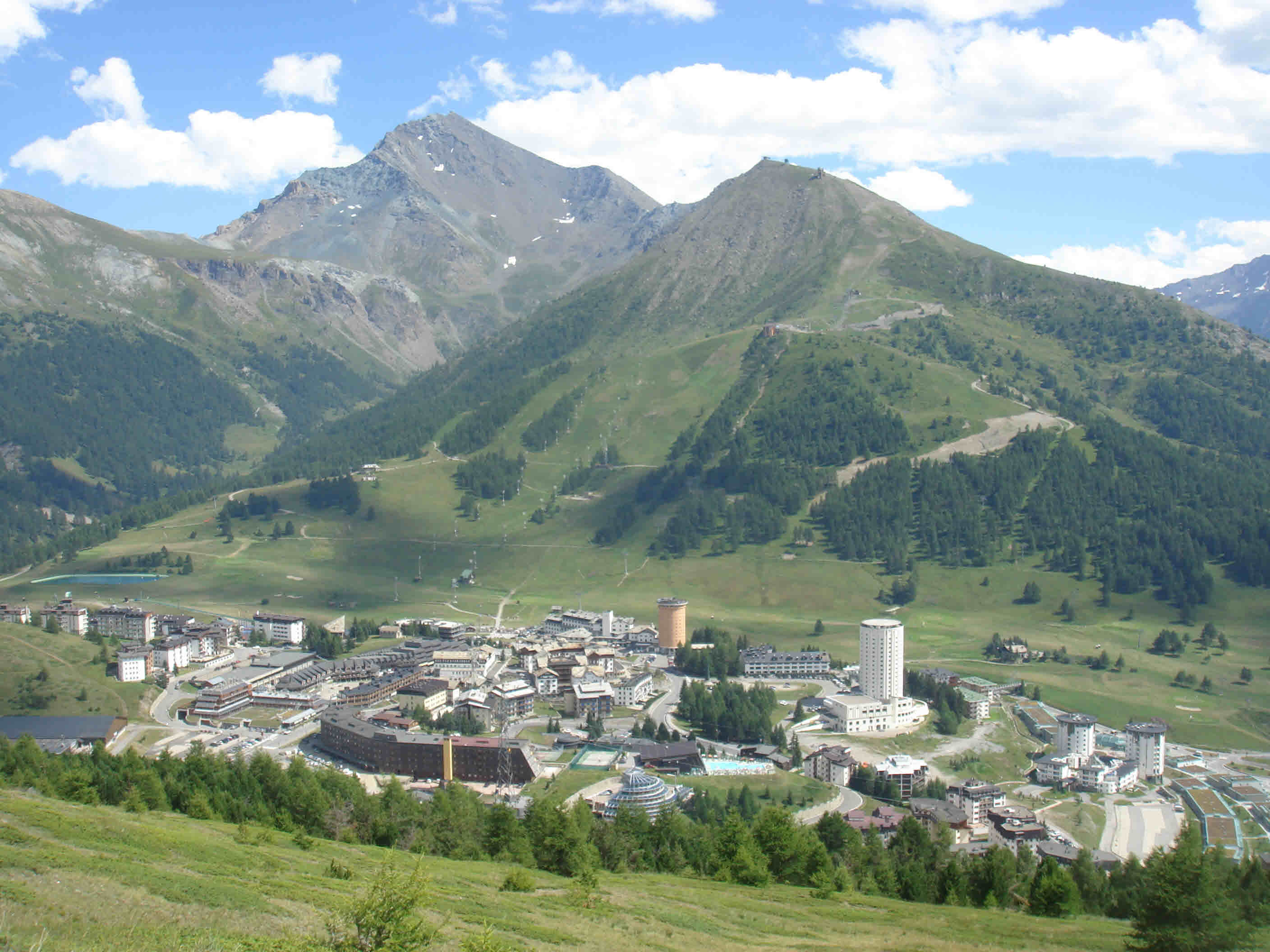 Summer panorama ski resort Sestriere, Italy wallpapers and images ...