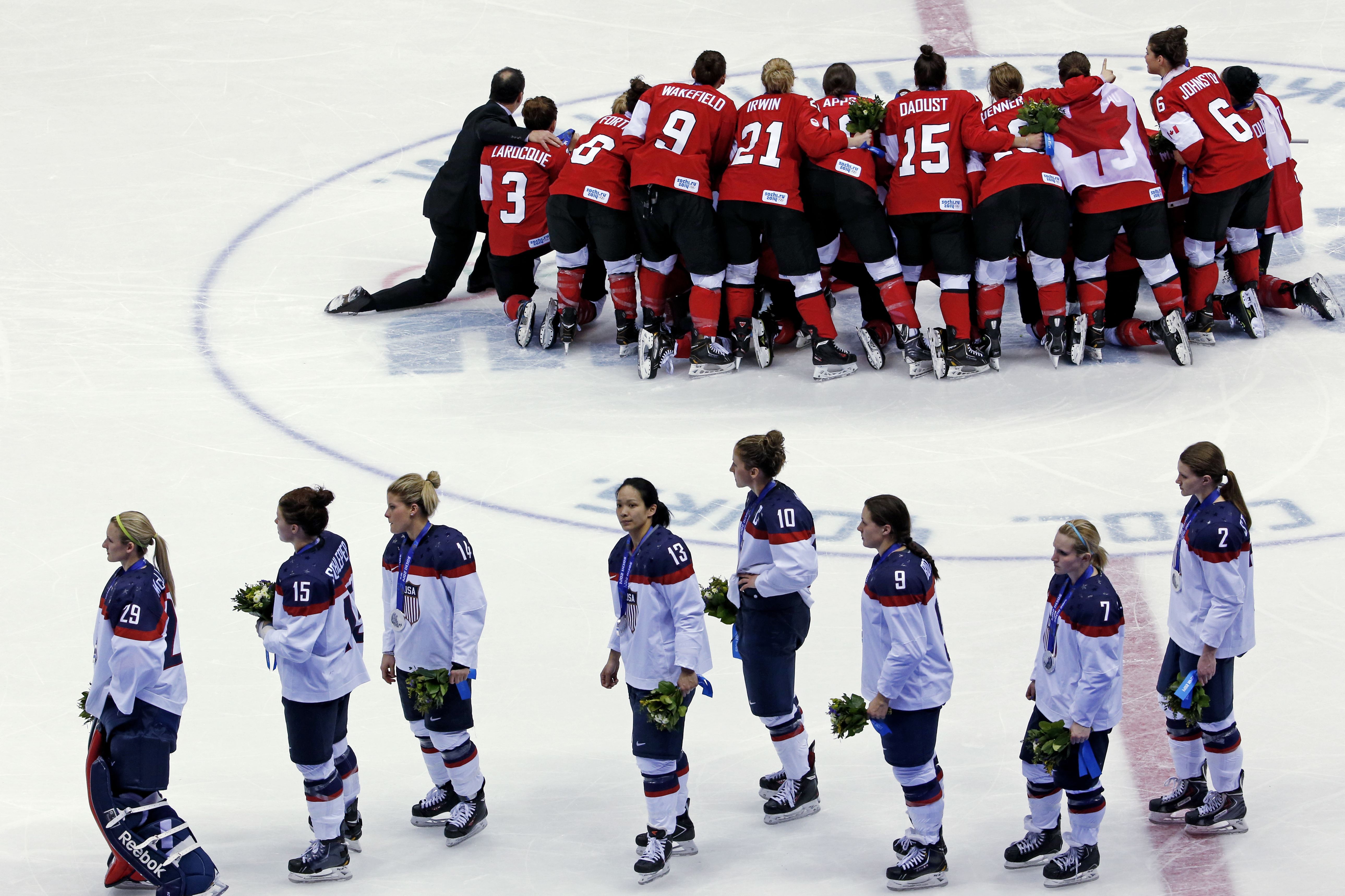 American ice hockey silver medal winner at the Olympic Games in Sochi ...