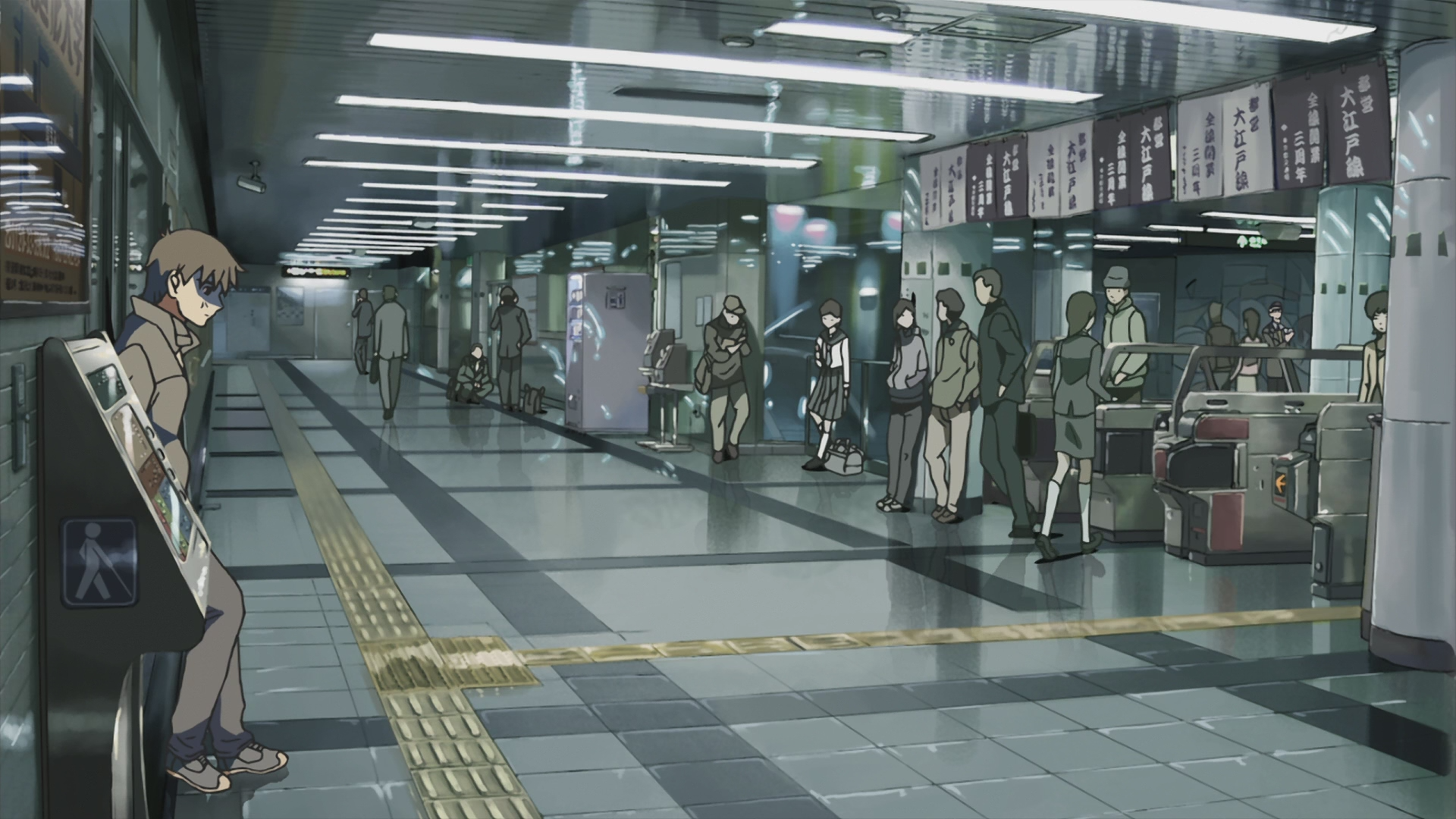 Anime Subway Station
