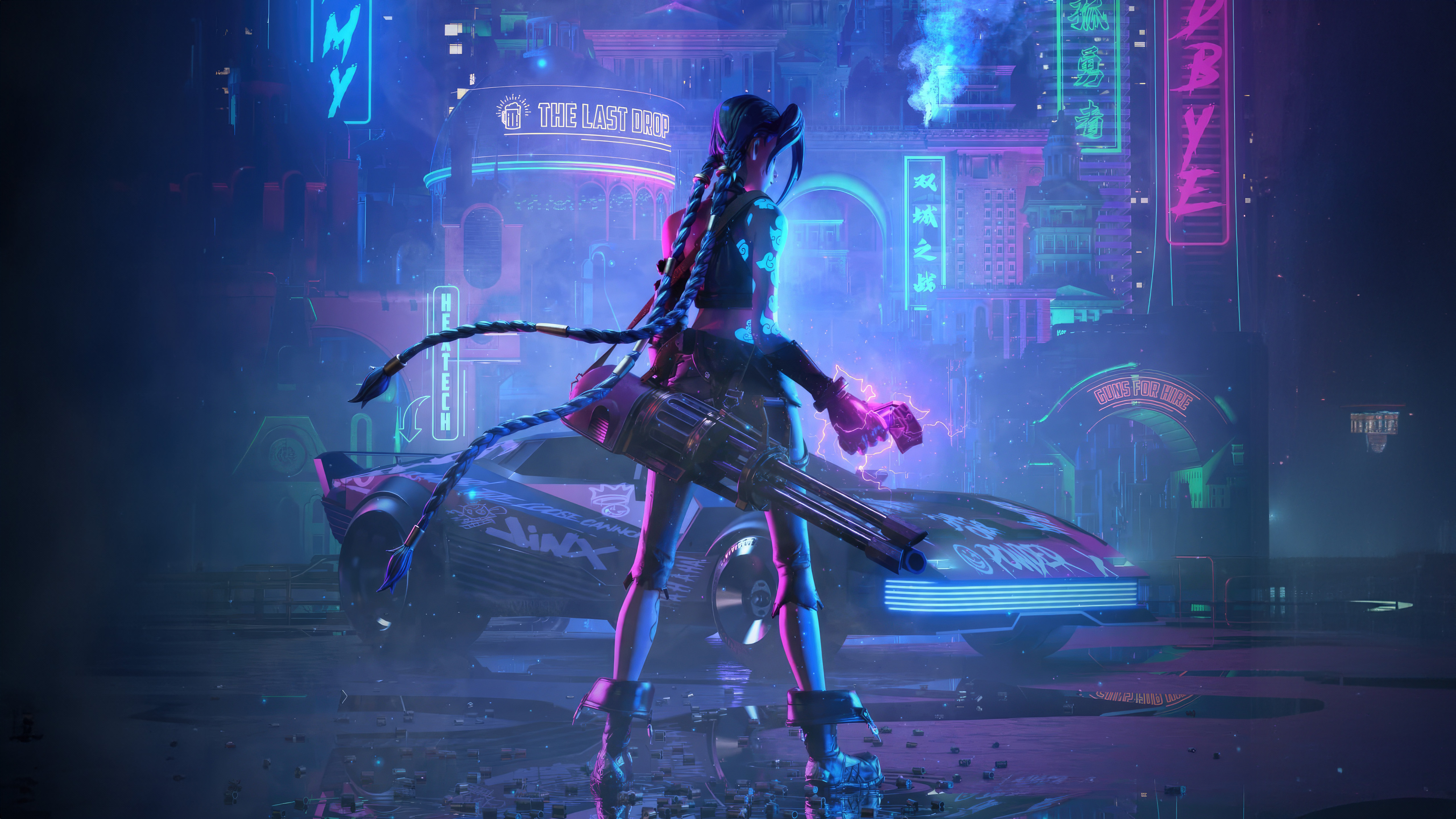 cyberpunk wallpaper 1366x768